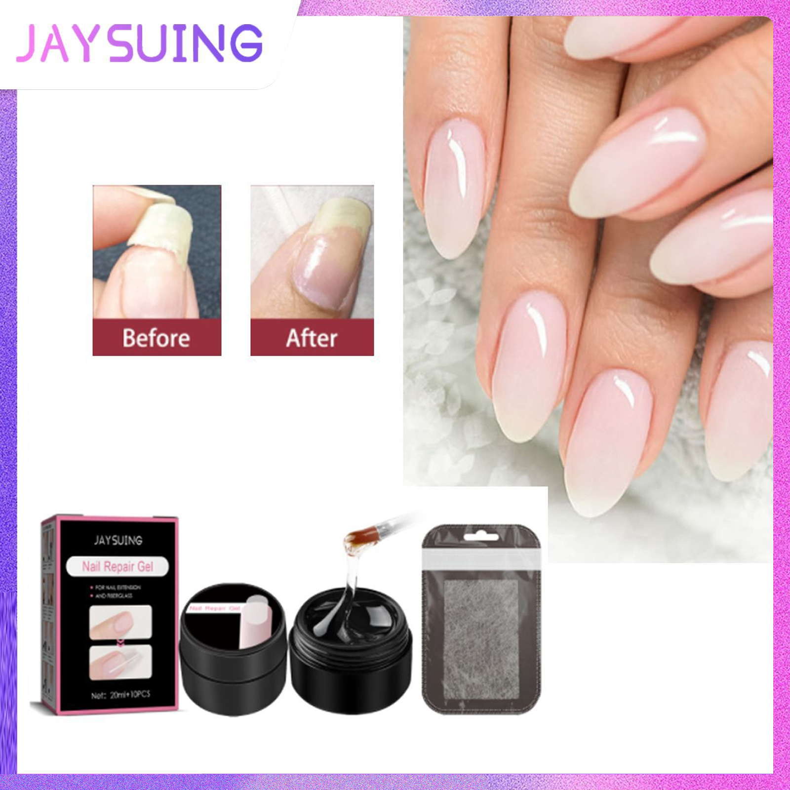 Jaysuing Nail Repair Gel Fiber Extension Set | Jaysuing Official Website
