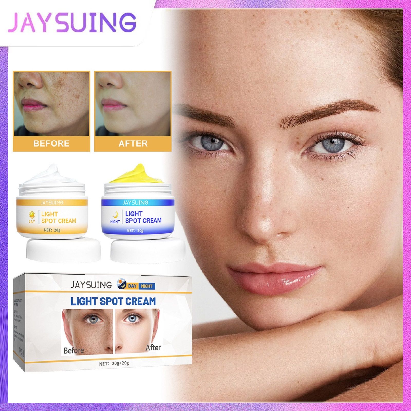 Jaysuing Light Spot Cream - Day and Night | Jaysuing Official Website