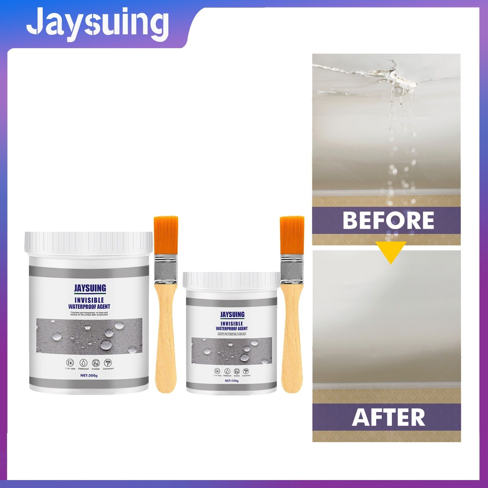 Jaysuing Invisible Waterproof Agent Toilet Anti-Leak Nano Glue | Jaysuing Official Website