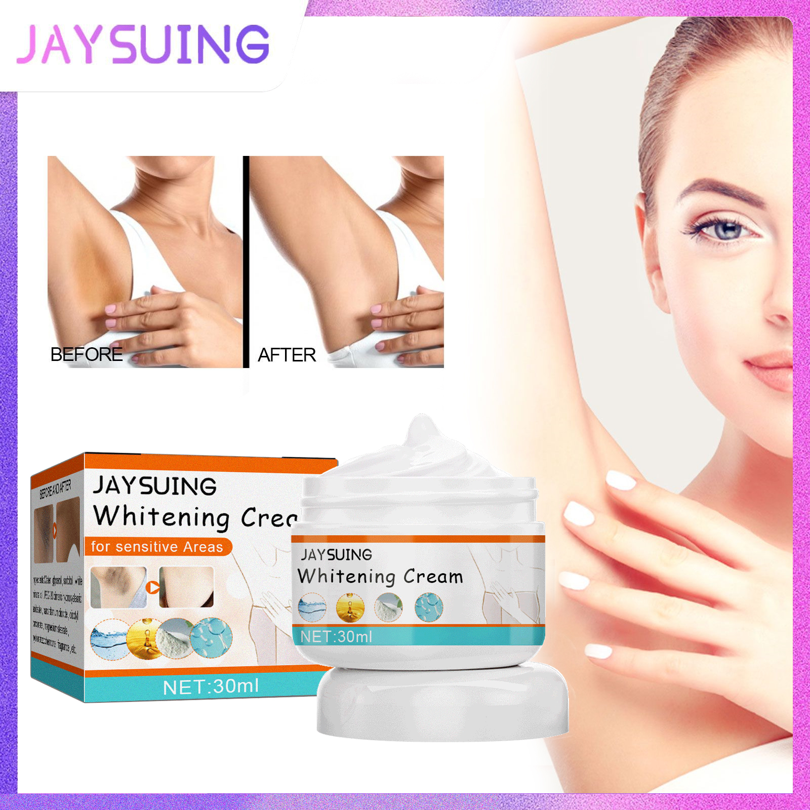 Jaysuing Whitening Cream Remove Melanin Brighten Body | Jaysuing Official Website