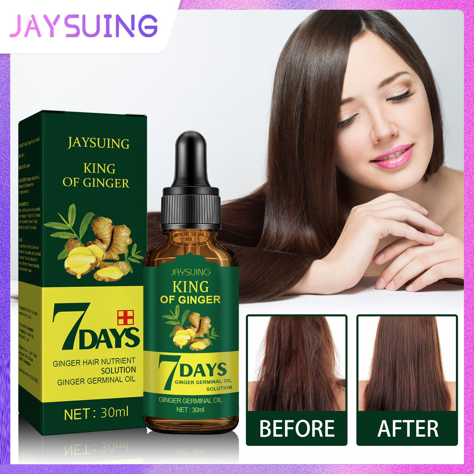 Jaysuing Ginger Hair Essence Hair Care Essential Oil | Jaysuing ...