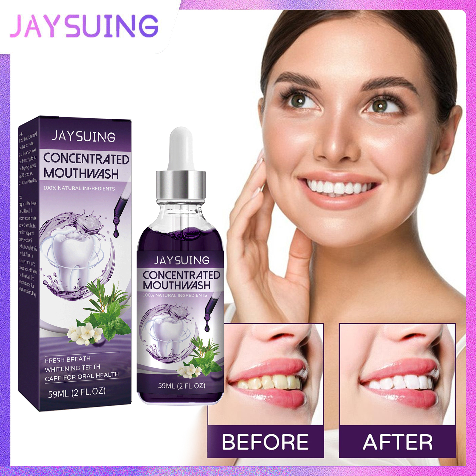 Jaysuing Concentrated Mouthwash Whitening Teeth | Jaysuing Official Website