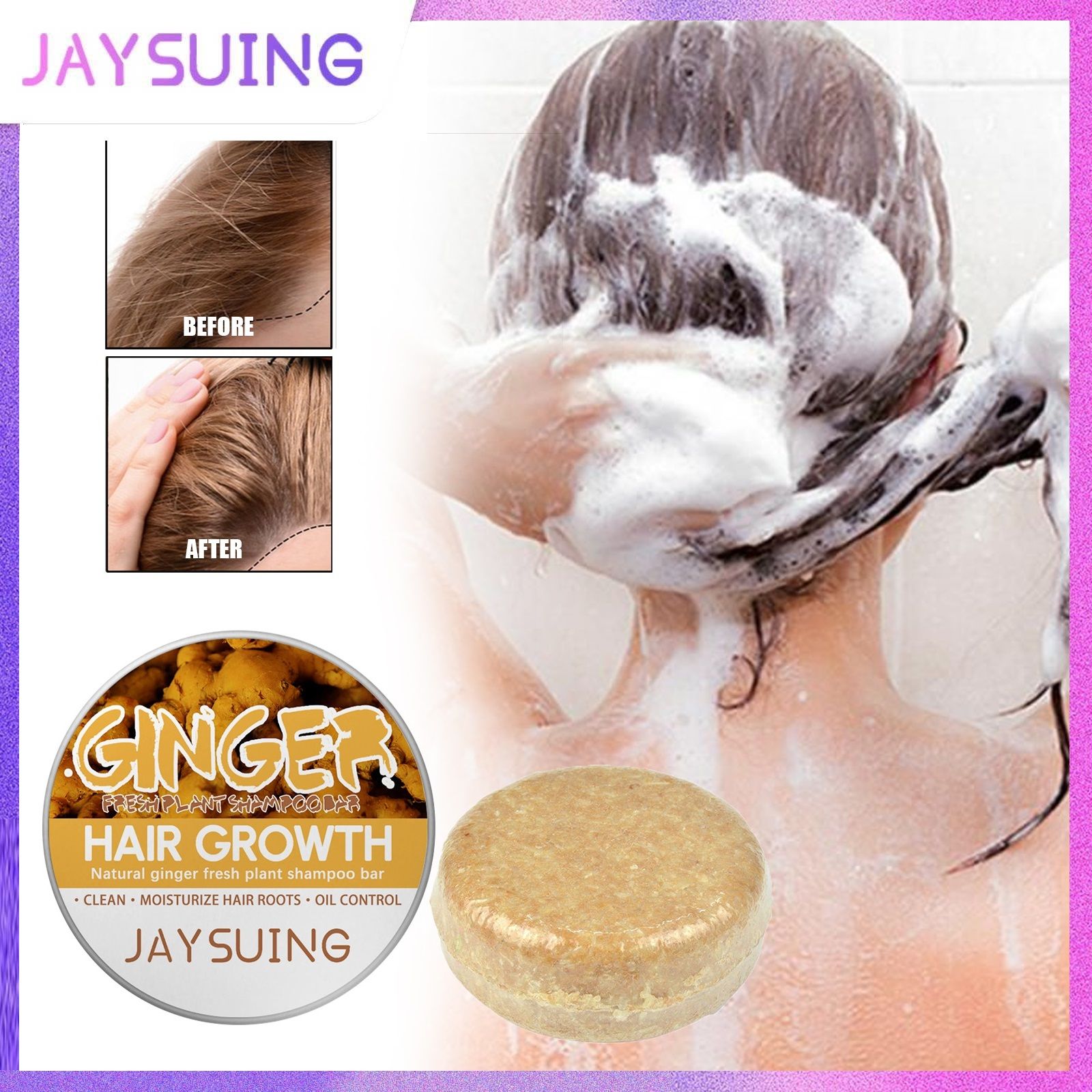 Jaysuing Ginger Hair Growth Bar Soap | Jaysuing Official Website